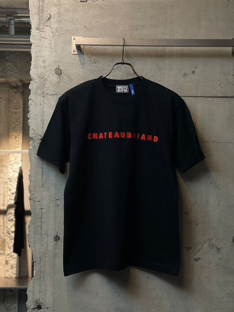 CHATEAUBRIAND EMBROIDERED T-SHIRT BLACK – Alfred's